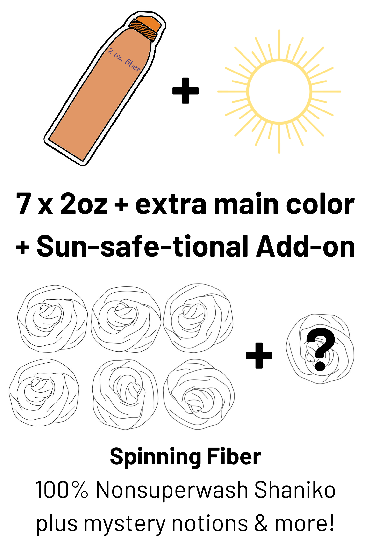 Spinning Fiber Sunscreen Summer Solstice Countdown Box – Cesium Yarn